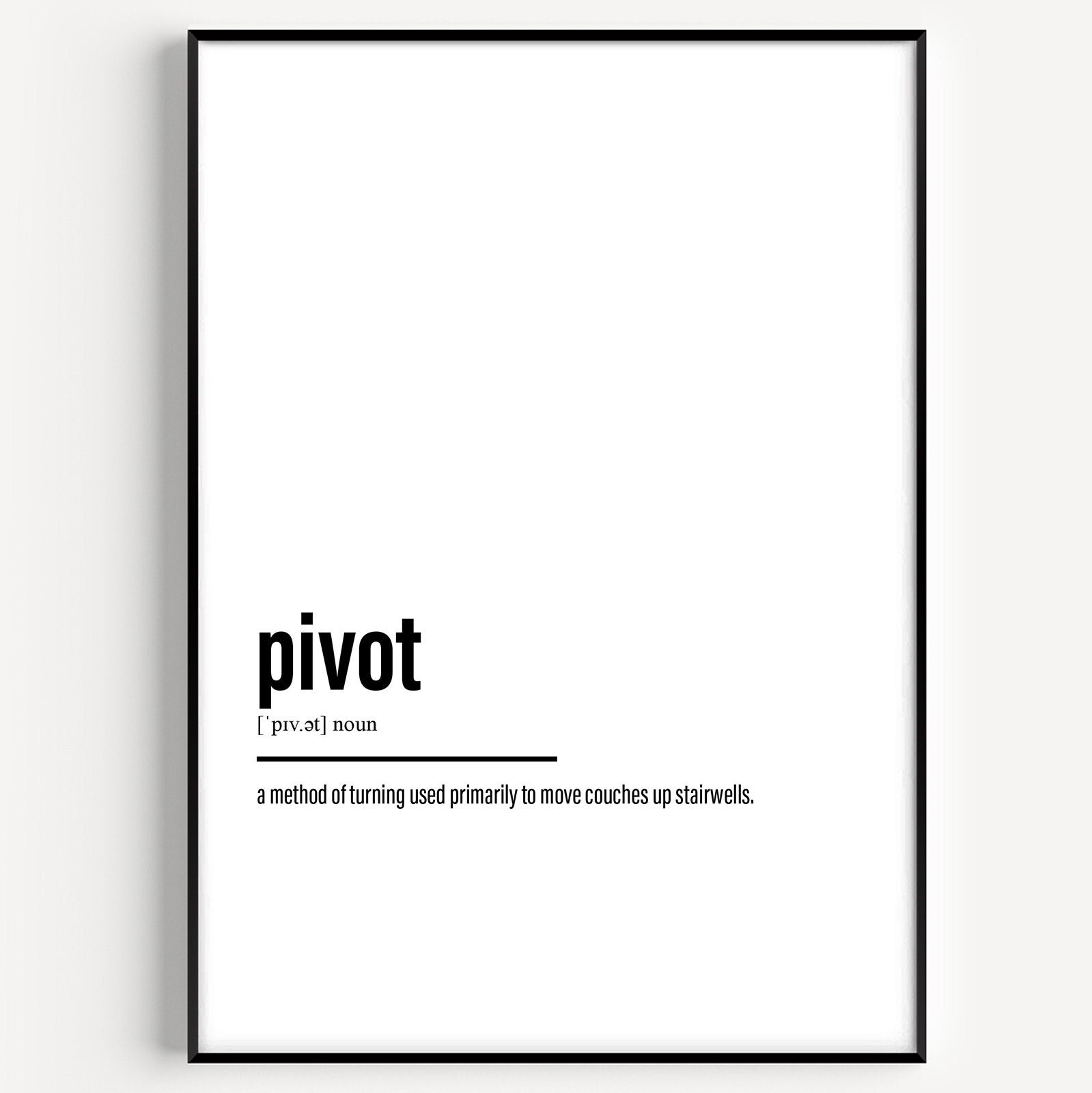 Pivot Definition Print - Etsy
