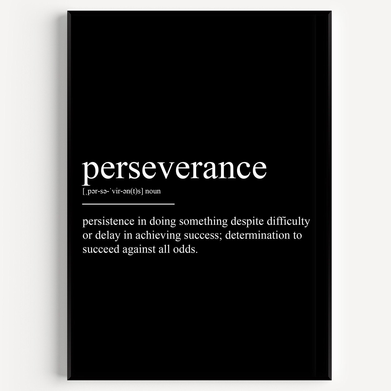 Perseverance Meaning