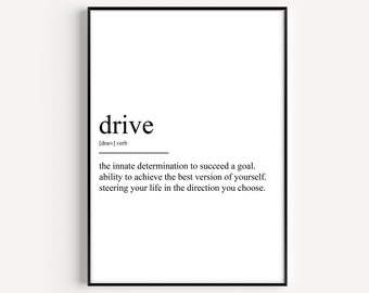 Instant Drive Definition Prints, Office Wall Art, Office Art Prints ...
