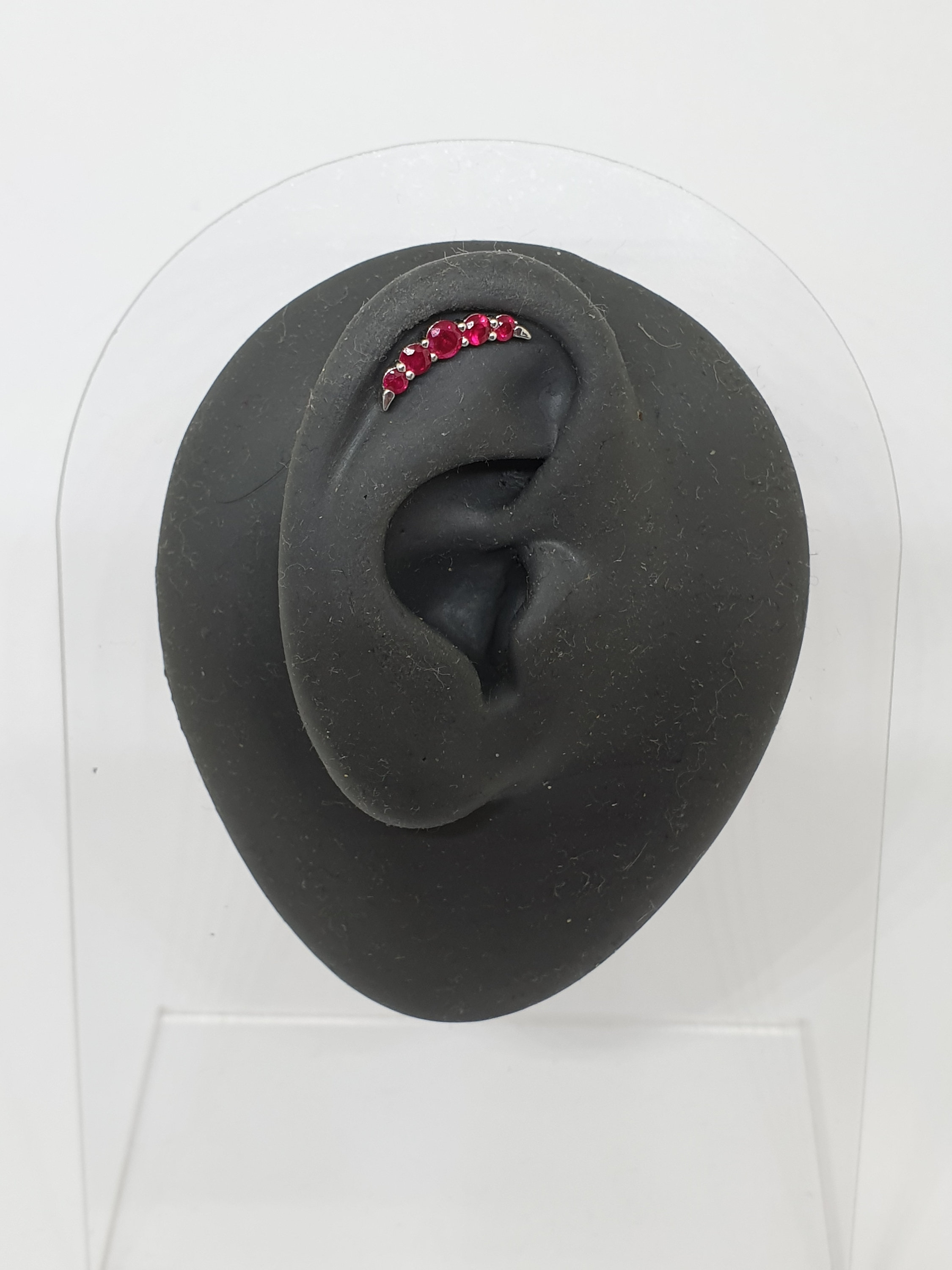 Cartilage Earring 14k Solid Gold Barbell Ear Piercing | Etsy