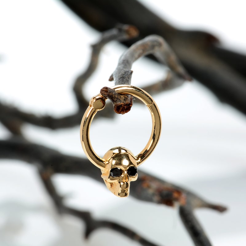 Skull Piercing - Etsy