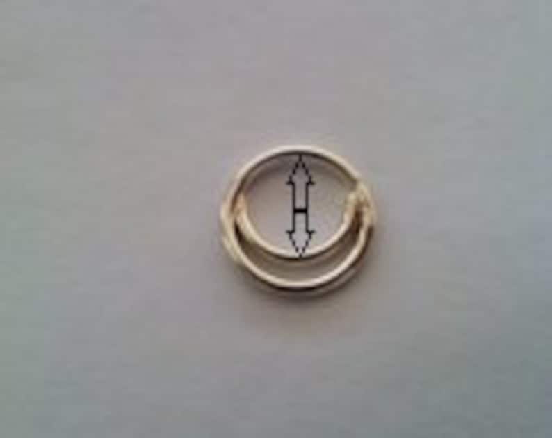 Double Septum Ring Septum Ring Nose Ring Sterling Silver | Etsy Israel