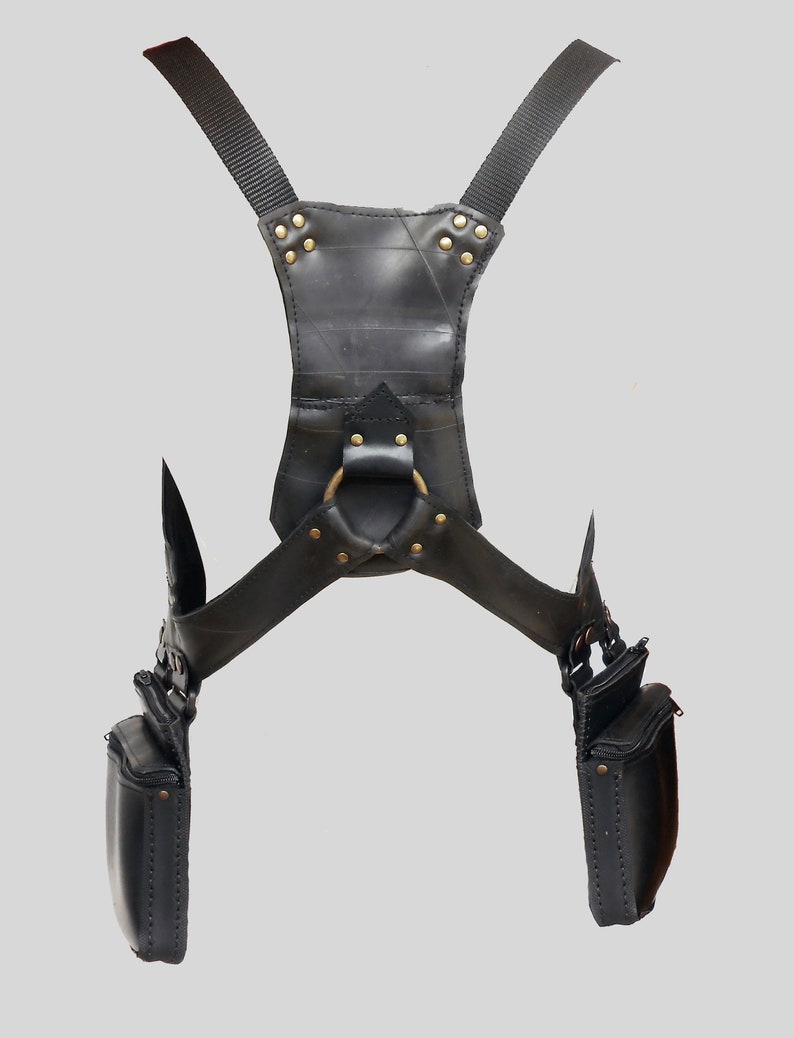 Holster holster, Saddlebags, Shoulder Strap ... and Vest. Black Leather ...