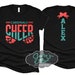 Cheer Boyfriend Shirt Short Sleeve T-shirt Cheer Shirt Cheer Spirit ...