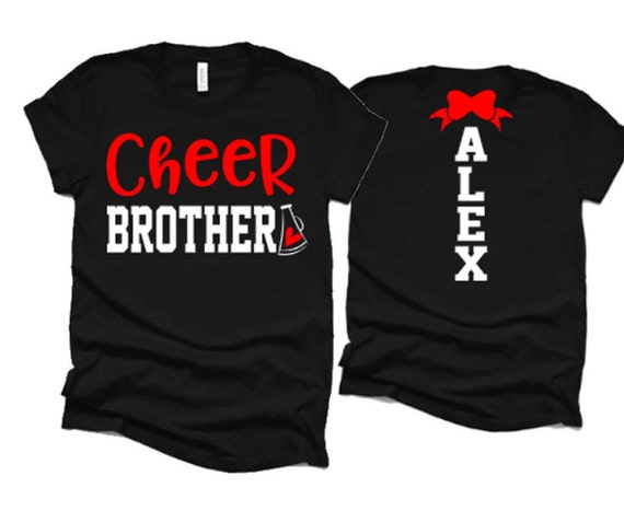 Cheer Brother Shirt Cheer Short Sleeve Shirt Cheer Brother - Etsy