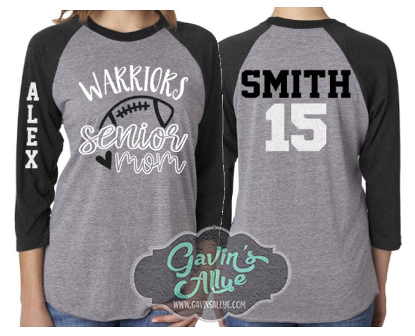 Glitter Senior Football Mom Shirt Senior Mom Squad Shirts - Etsy