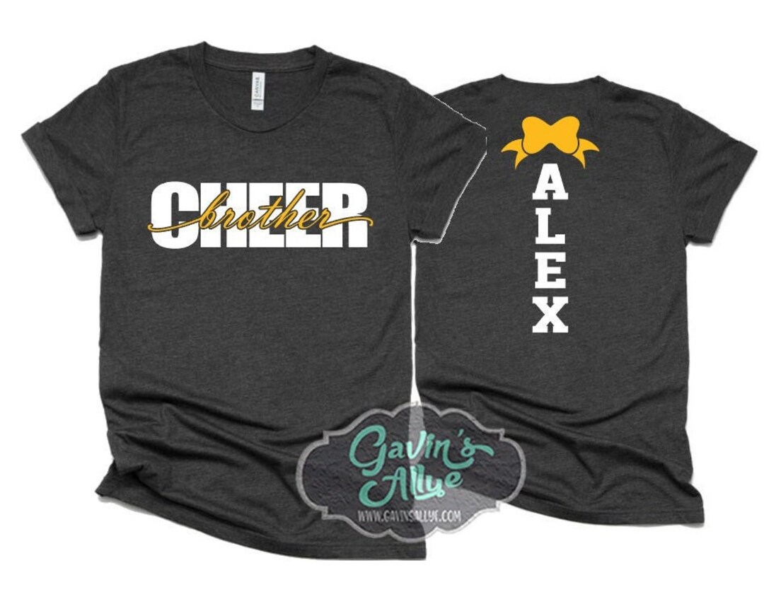 Cheer Brother Shirt | Short Sleeve T-shirt | Cheer Shirt | Cheer Spirit ...