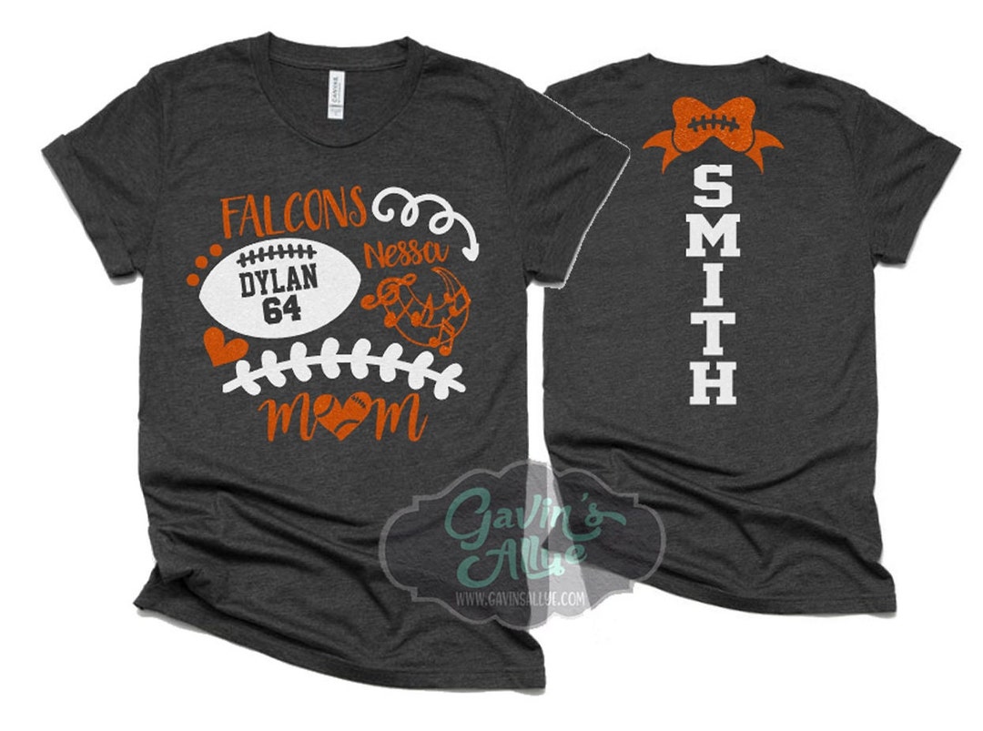 Glitter Football and Band Mom Shirt | Football Mom Shirt | Band Mom ...
