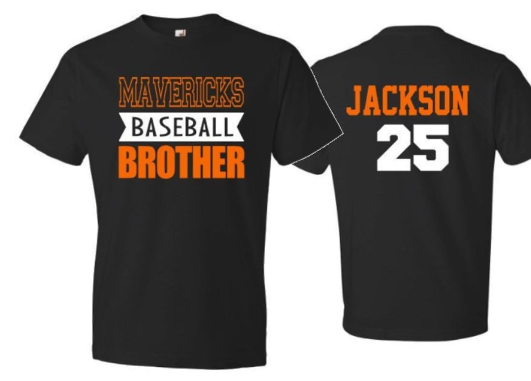 Baseball Brother Shirt | Short Sleeve Baseball Shirt | Customize Your ...