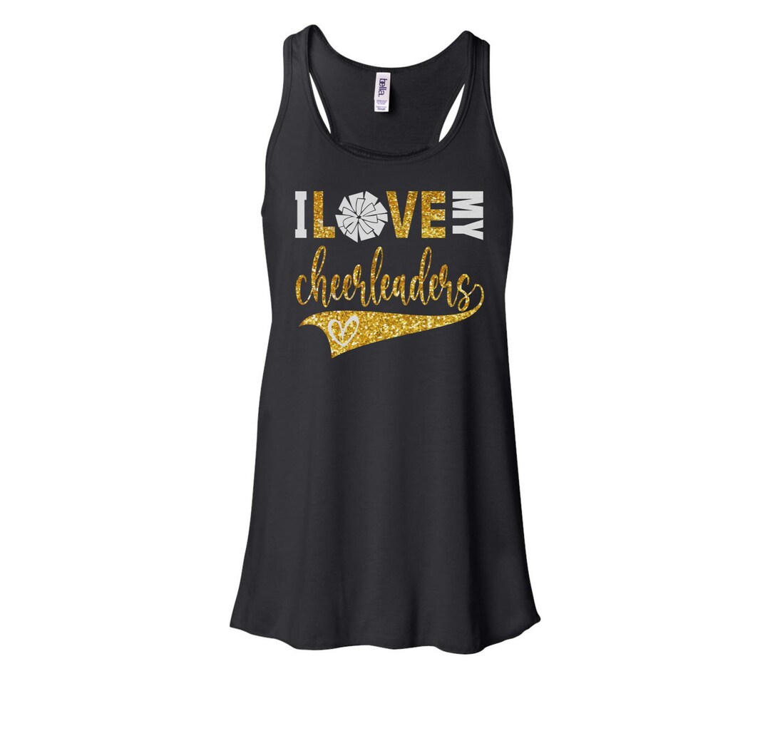 Glitter Custom Cheer Tank Top | Personalized Cheer Tanks | Love My ...