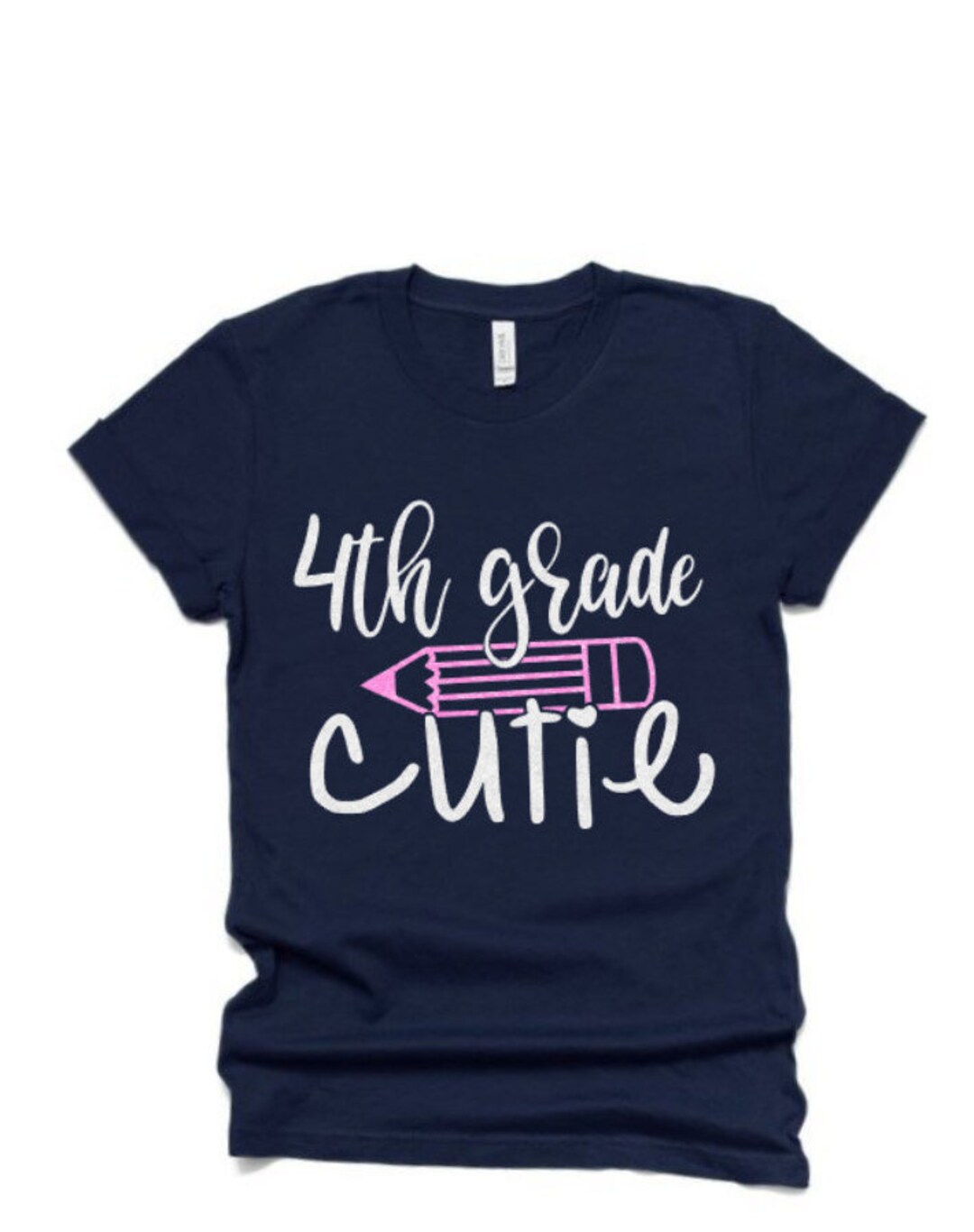 Glitter Fourth Grade Cutie | 4th Grade Cutie | Back to School Shirt ...