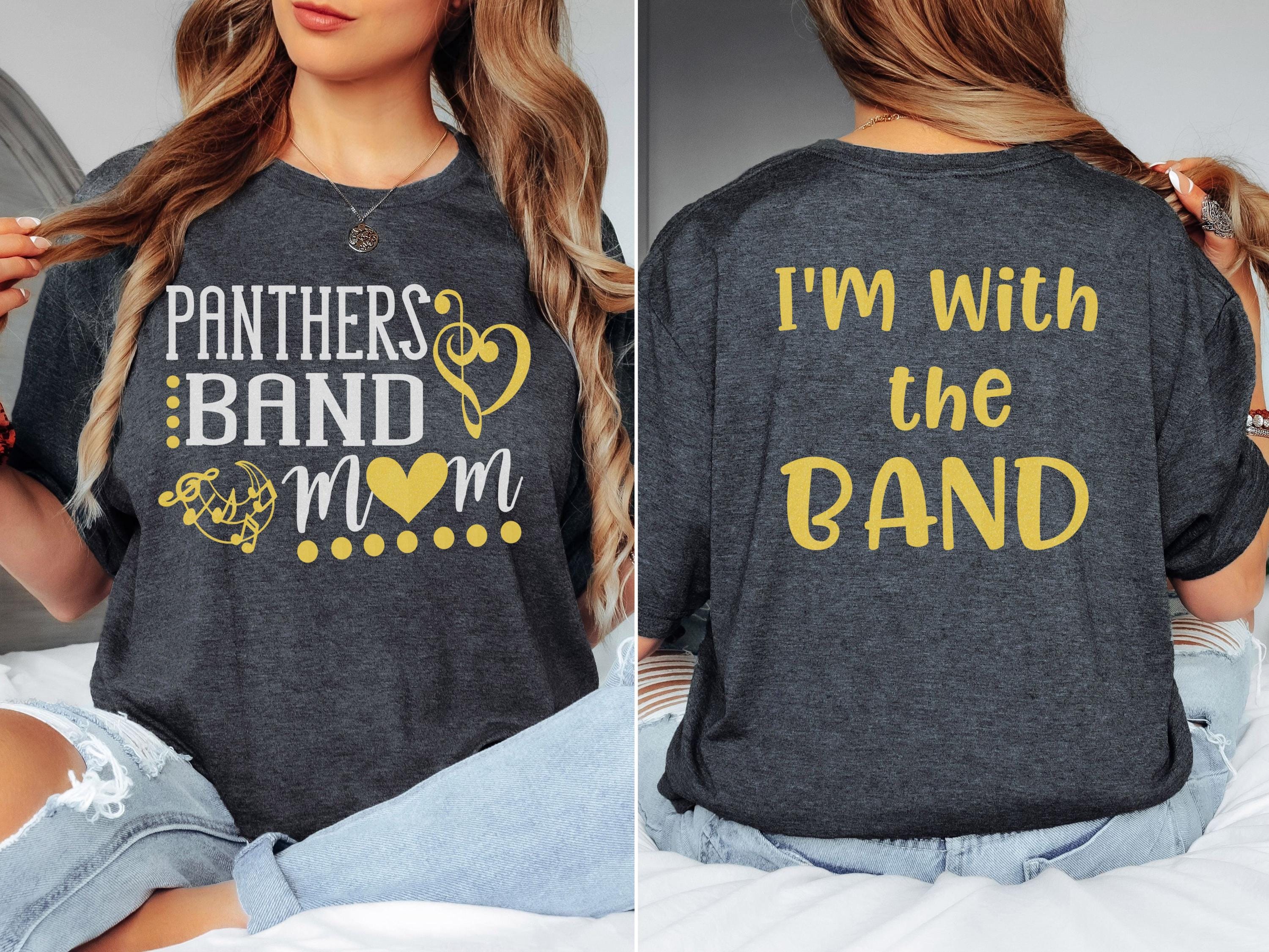 Glitter Custom Band Mom T-shirt | Personalized Band Shirts | Gift for ...