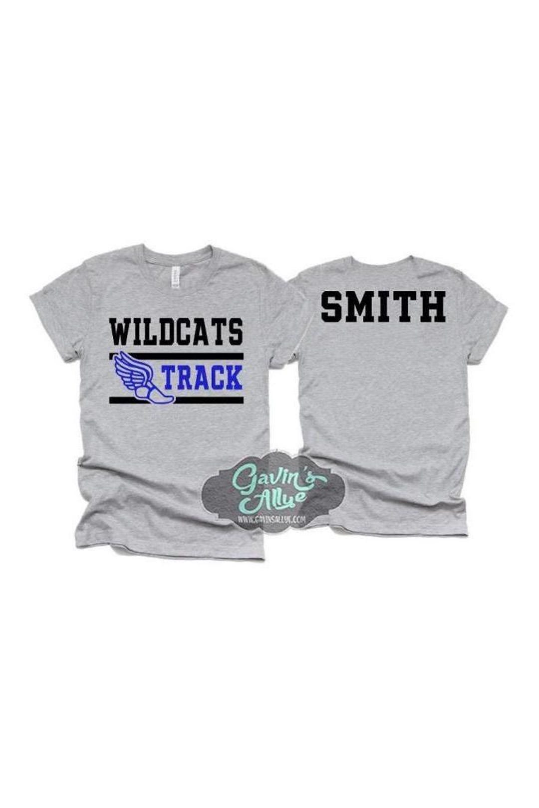 Track & Field Shirt | Track Shirts | Short Sleeve Shirt | Customize ...