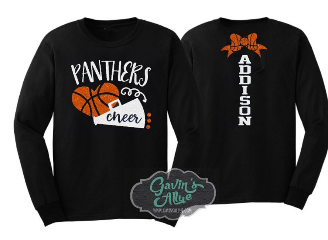 Glitter Basketball Shirt | Basketball Spirit Wear | Basketball Long ...