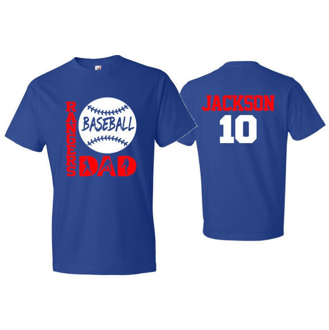 Baseball Dad Shirt | Dad Baseball Shirt | Customize Your Team & Colors ...