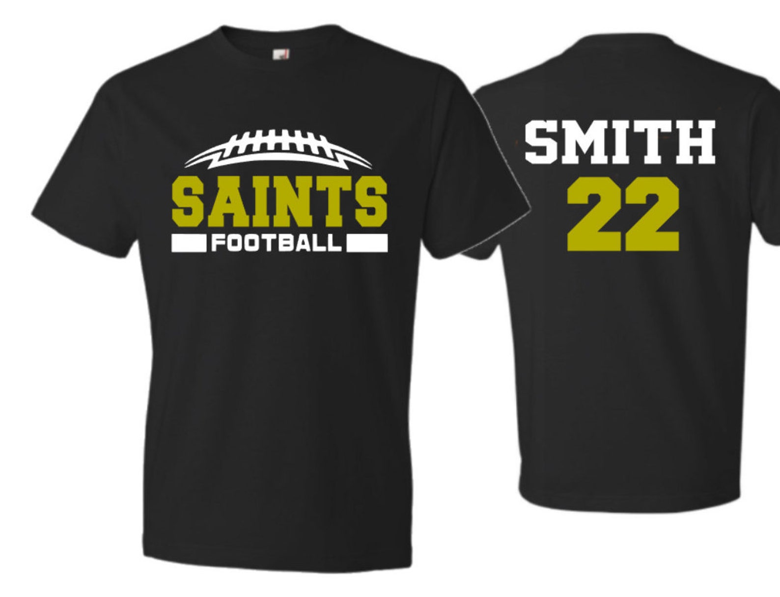 Football Shirt | Football Spirit Wear | Bella Canvas T-shirt | Custom ...