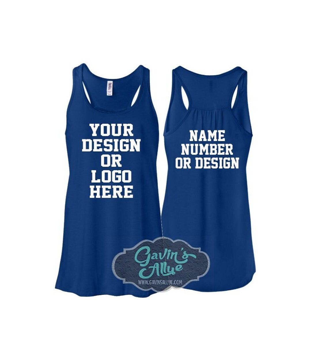 Custom Text Tank Top | Personalized Tank Top | Bella Canvas Tank Custom ...