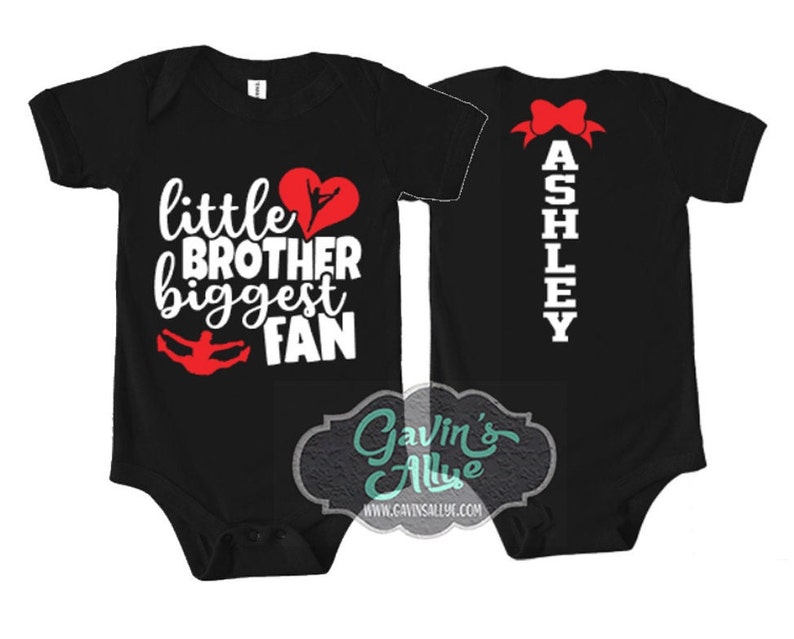 Cheer Brother Shirt Little Brother Biggest Fan Cheer Shirt - Etsy