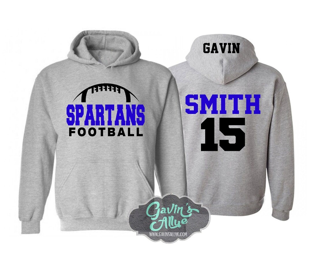 Football Hoodie | Customize Team & Colors | Football Spirit Wear ...