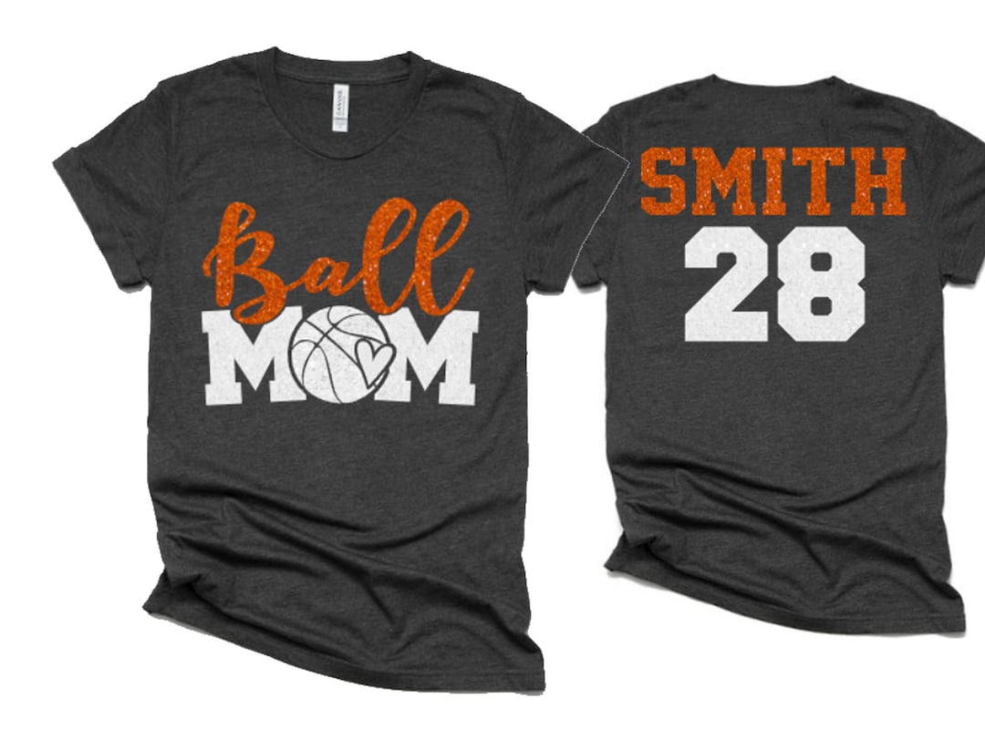 Glitter Basketball Mom Shirt | Ball Mom Shirt | Basketball Tshirts ...