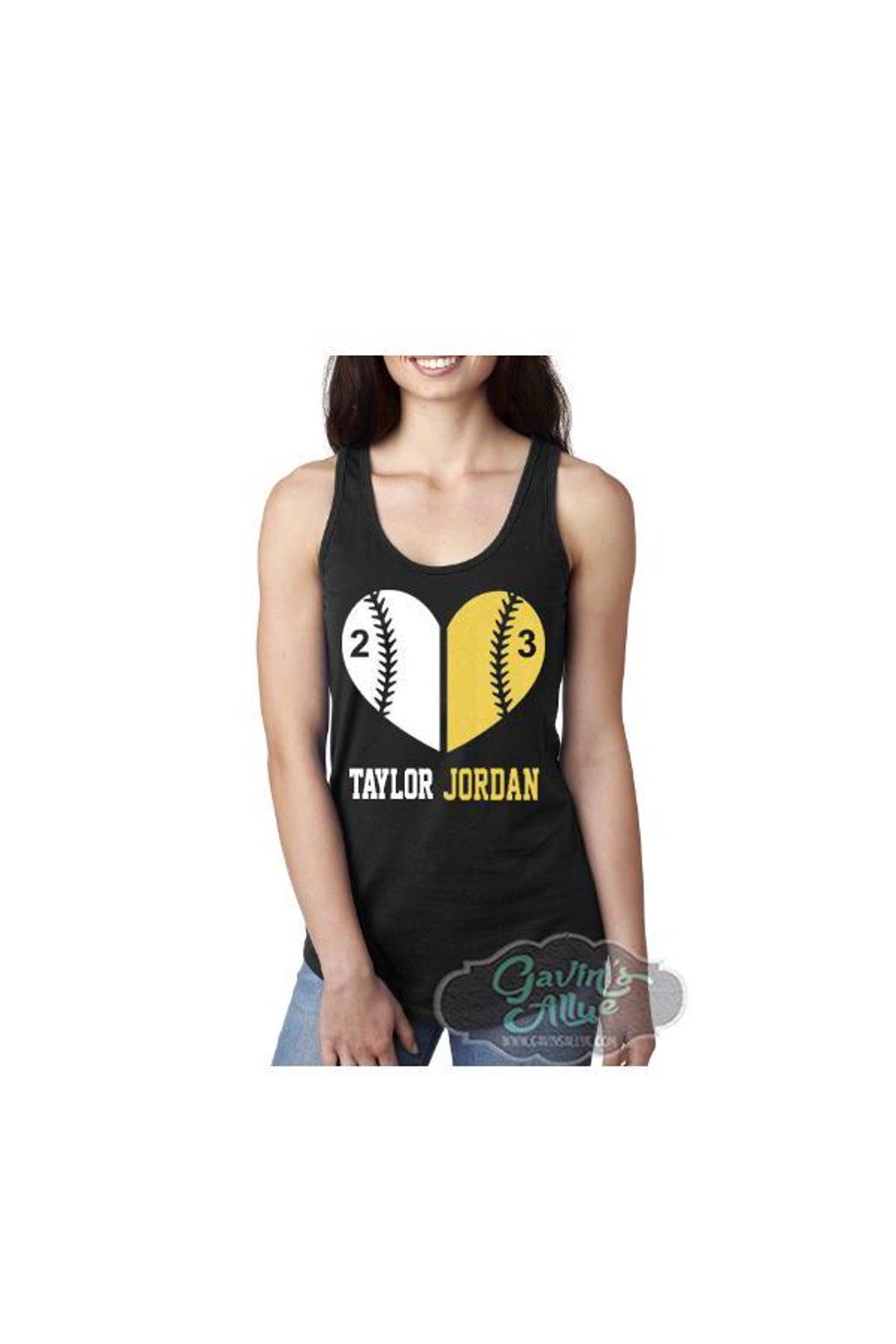 Glitter Baseball and Softball Mom Tank Top 1 | Two Players | Baseball ...