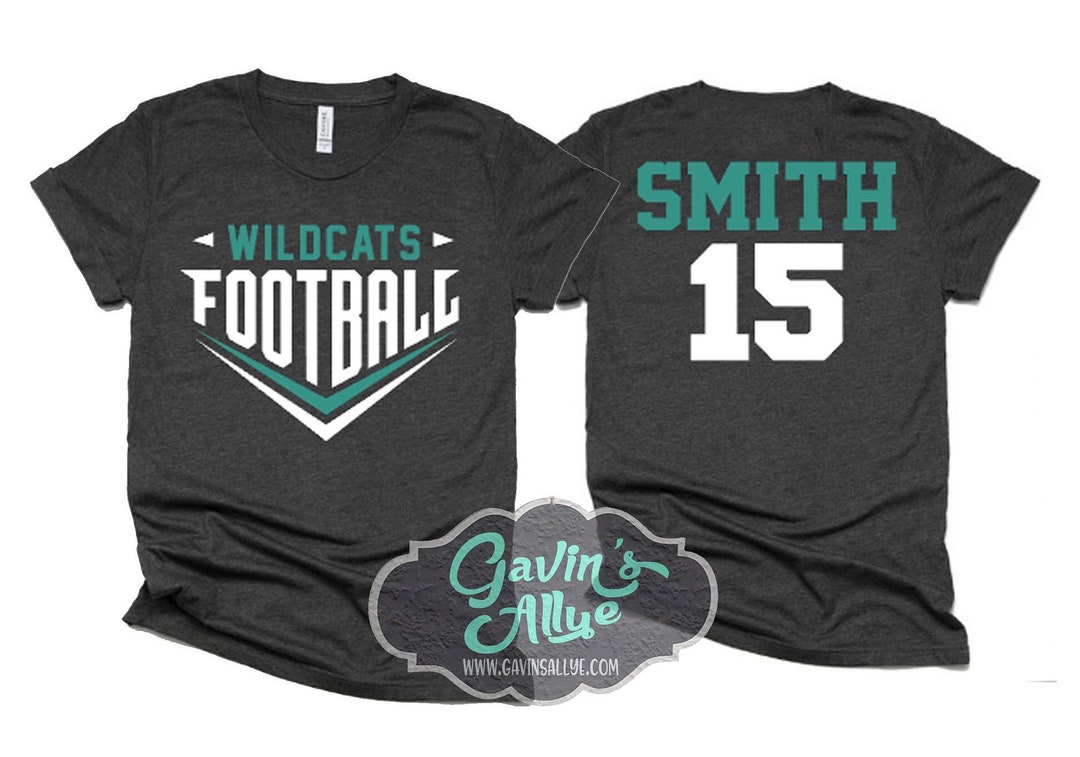 Custom Football Team Shirt: Personalized Football Shirts Bella Canvas ...