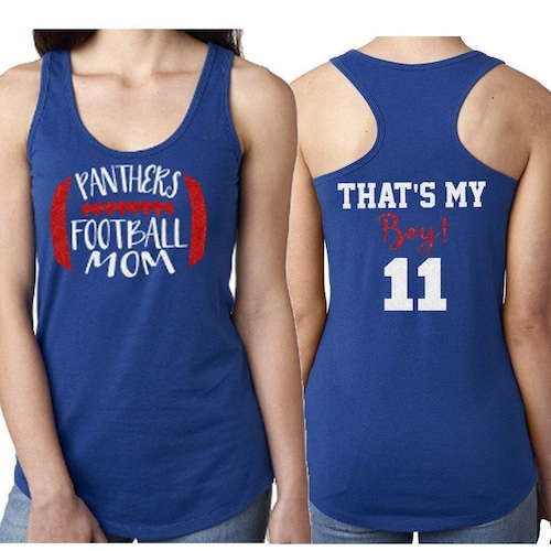 Football Mom Tank Tops Football Shirts for Women | Etsy