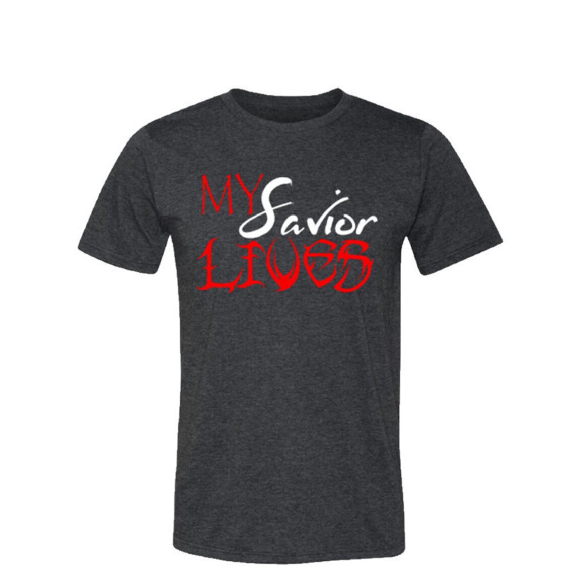 My Savior Lives Shirt Christian Tee Shirt Religious Short - Etsy
