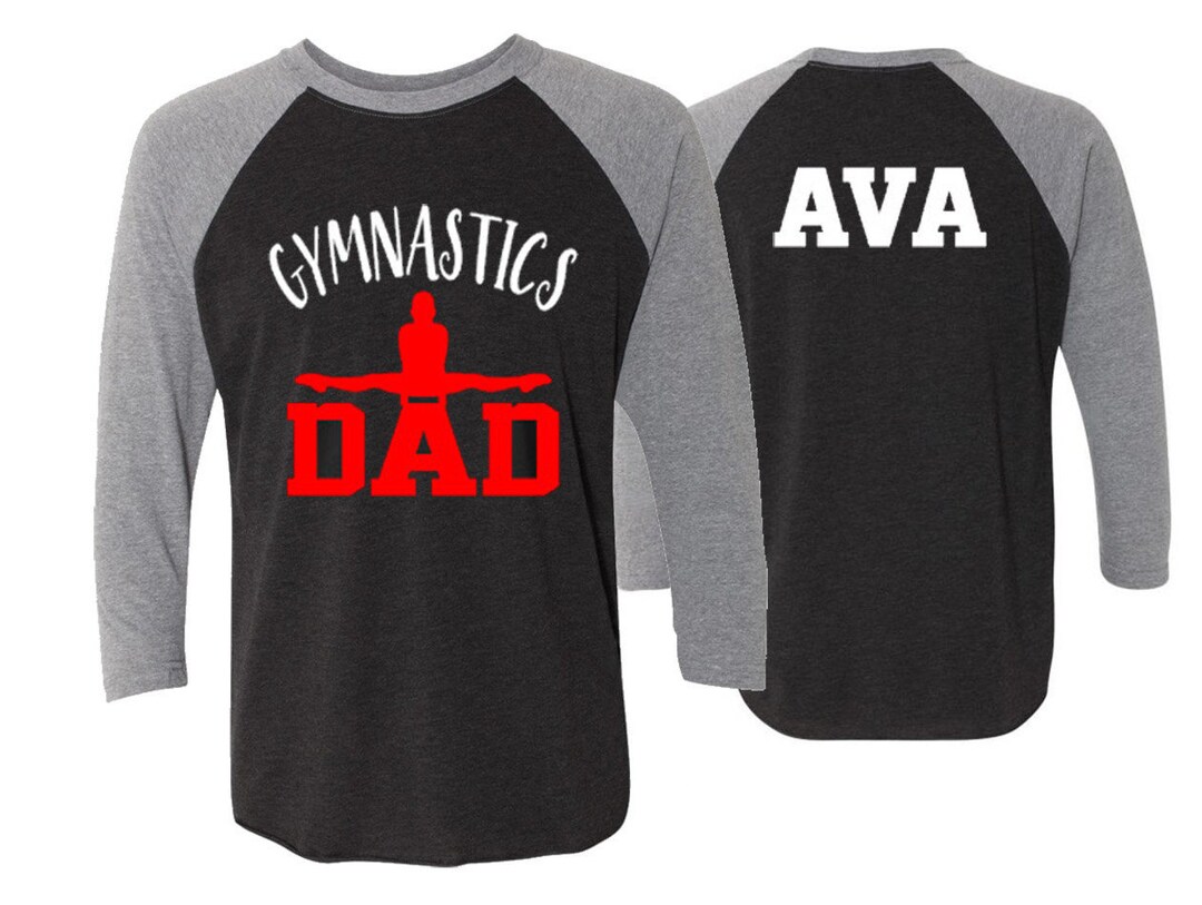Gymnastics Dad Shirt | Gymnastics Shirt | Spirit Wear | Customize Your ...