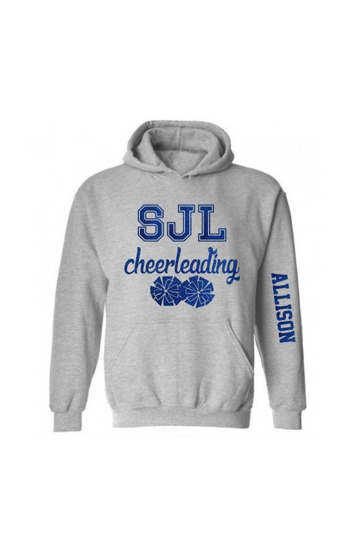 Cheer Hoodie Glitter Cheer Hoodie Youth or Adult Cheer - Etsy