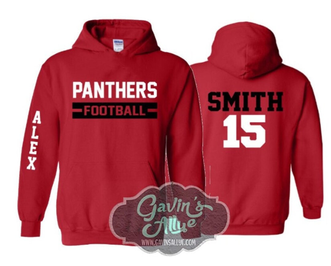 Football Hoodie Customize Team & Colors Football Spirit Wear Adult or ...
