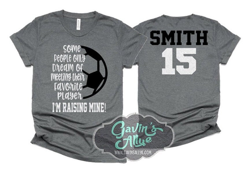 Glitter Favorite Player Shirt Soccer Shirt | Soccer Shirt | Soccer Mom ...
