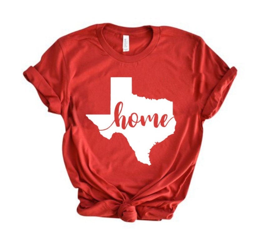 Texas Shirt | Texas Home Tee | Texas Shirt | Texas T-shirt | Texas ...