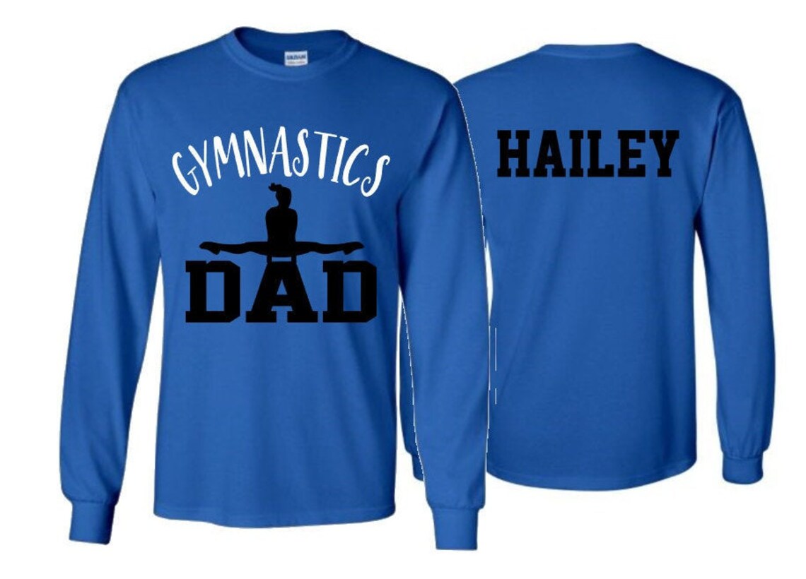 Gymnastics Dad Shirt Gymnastics Shirts Long Sleeve - Etsy