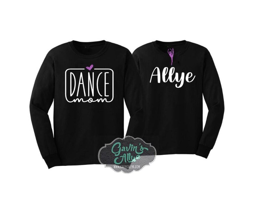 Glitter Dance Shirt | Long Sleeve Dance Shirt | Dance Mom Shirt ...