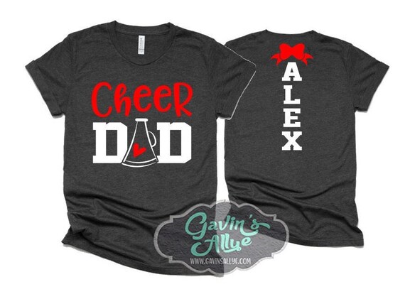 Cheer Dad Shirt Short Sleeve T-shirt Cheer Shirt Cheer - Etsy