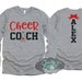 Glitter Cheer Coach Shirt Cheer Shirt Cheer Bling Cheer - Etsy