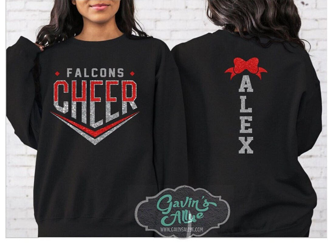 Glitter Cheer Crewneck Sweatshirt Glitter Cheer Sweatshirt Youth or ...