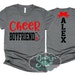 Cheer Boyfriend Shirt | Short Sleeve T-shirt | Cheer Shirt | Cheer ...