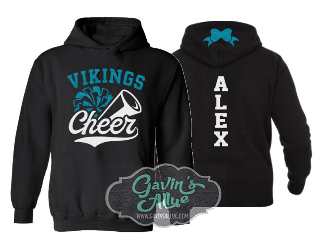 Cheer Hoodie Glitter Cheer Hoodie Youth or Adult Cheer - Etsy