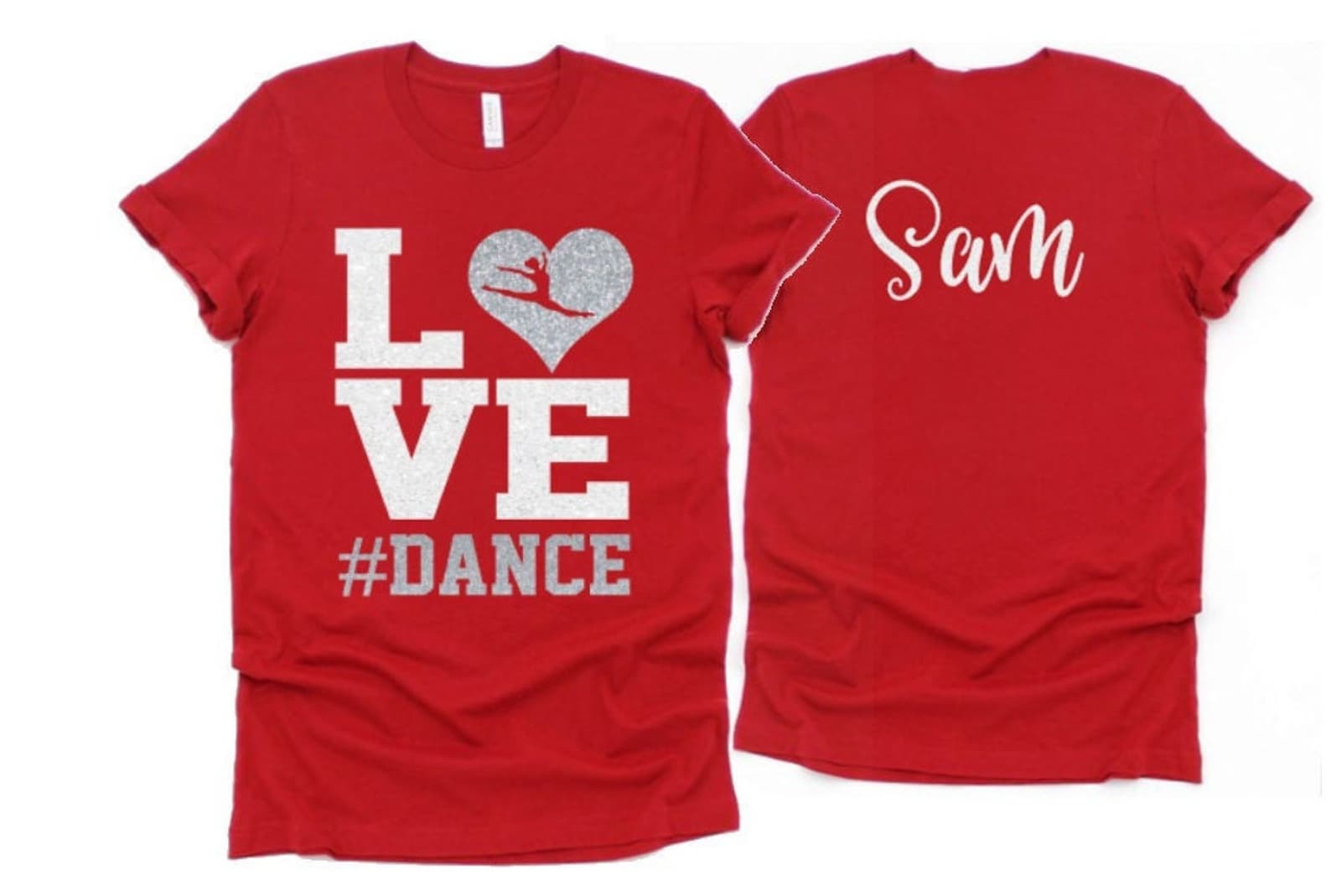 Glitter Love Dance Tshirt | Dance Bling | Dance Shirt | Dance Spirit ...
