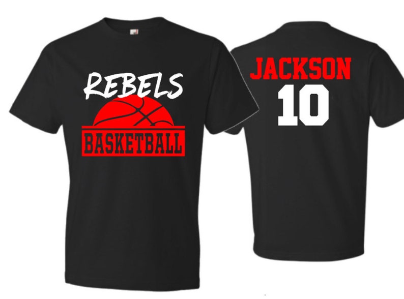 Basketball Shirt Basketball T-shirt Basketball Spirit Wear - Etsy