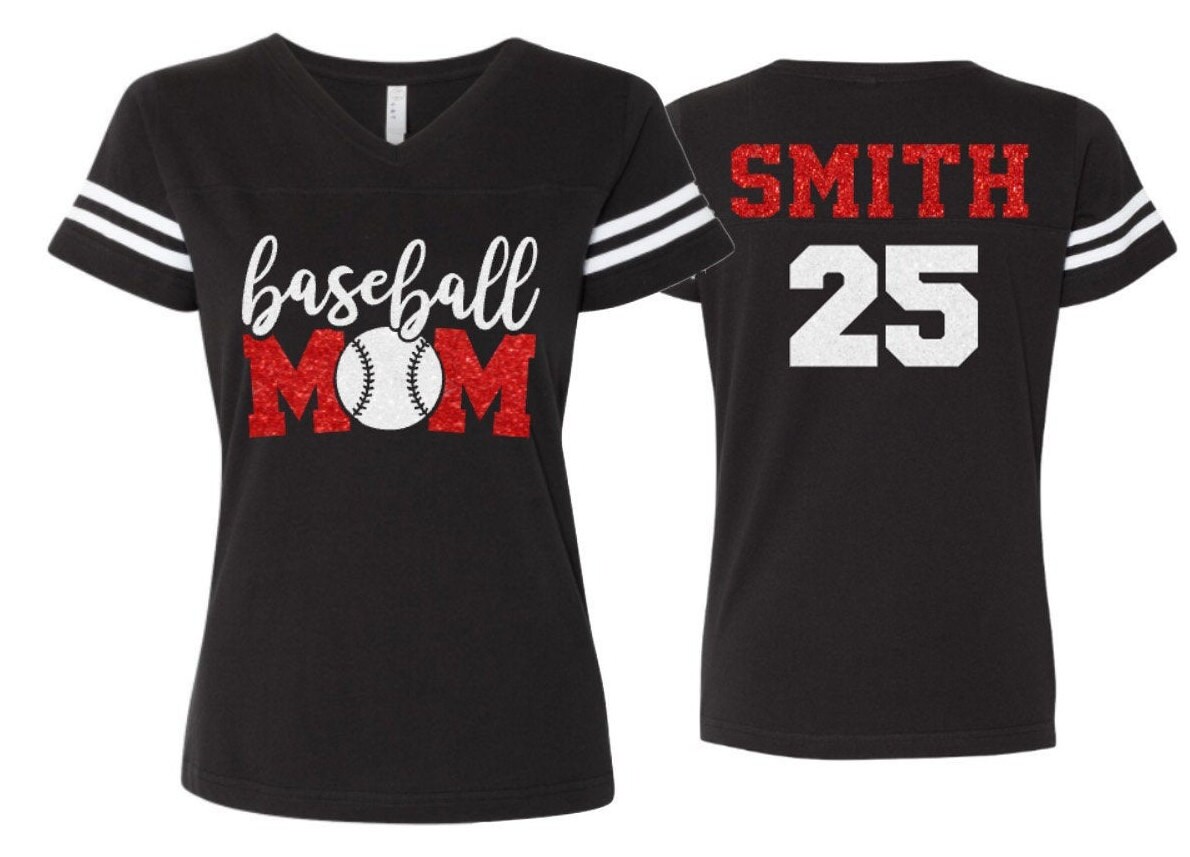 Glitter Baseball Mom Shirts Baseball Shirts Baseball Shirt | Etsy