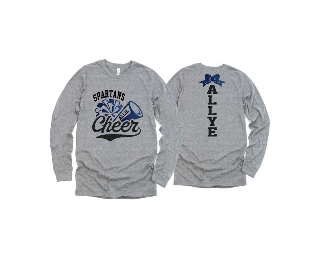 Glitter Cheer Shirt | Cheer Shirt | Cheer Bling | Cheer Spirit Wear ...