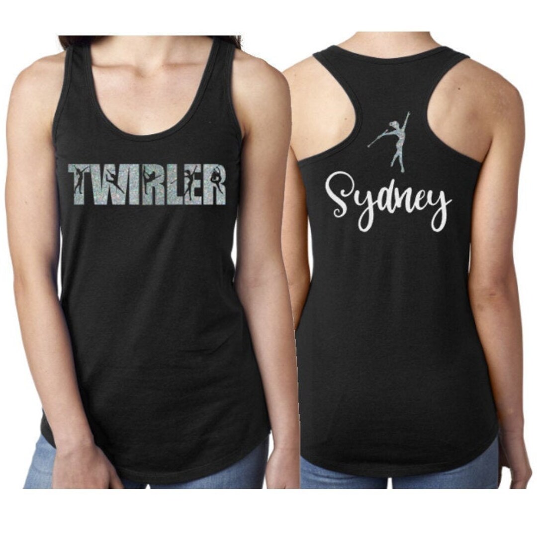Glitter Twirler Tank Top | Twirler Tank | Twirler Bling | Twirler ...