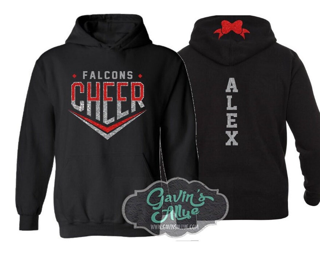 Cheer Hoodie | Glitter Cheer Hoodie | Youth or Adult | Cheer Bling ...