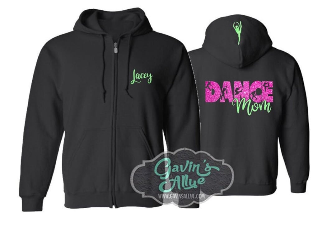 Glitter Dance Zip Hoodie | Dance Hoodie | Dance Bling | Dance Spirit ...