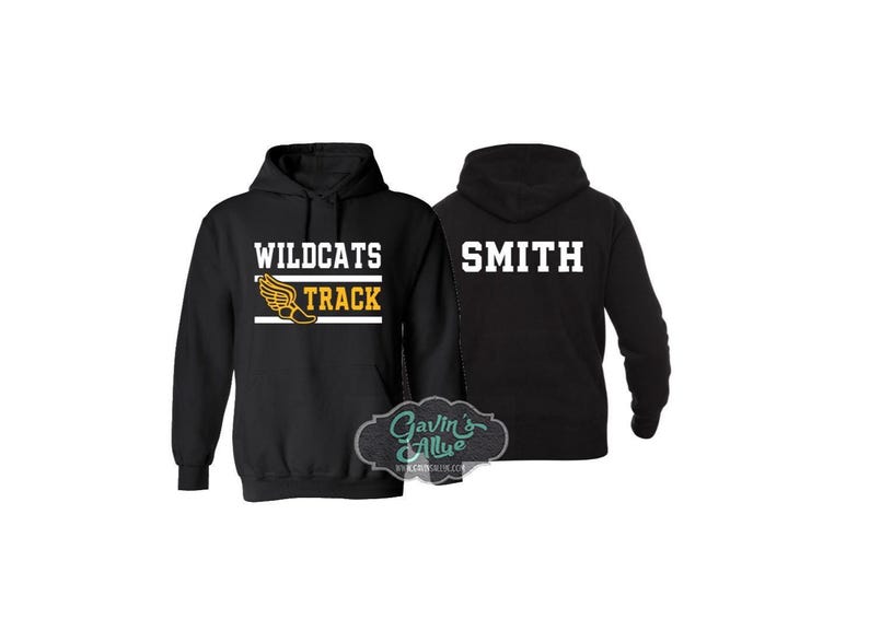 Custom Track Hoodie | Cross Country Hoodie | Personalized Track & Field ...