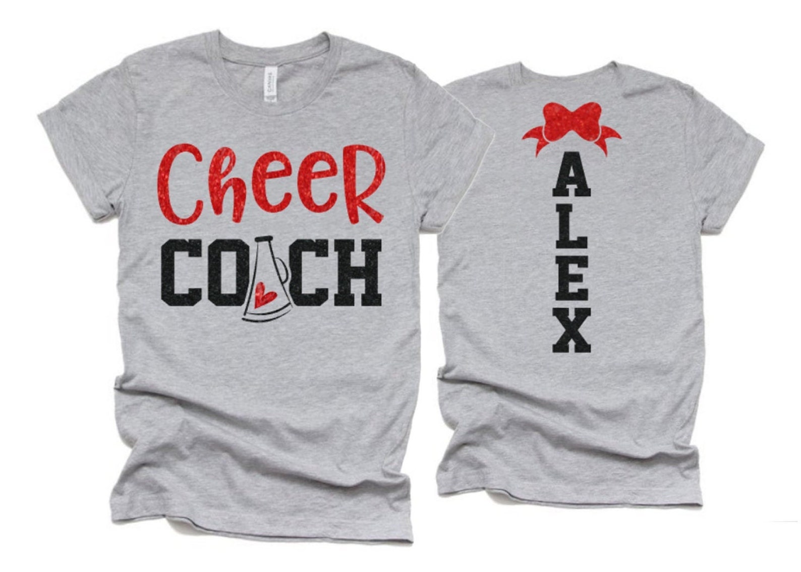 Glitter Cheer Coach Shirt Cheer Shirt Cheer Bling Cheer - Etsy