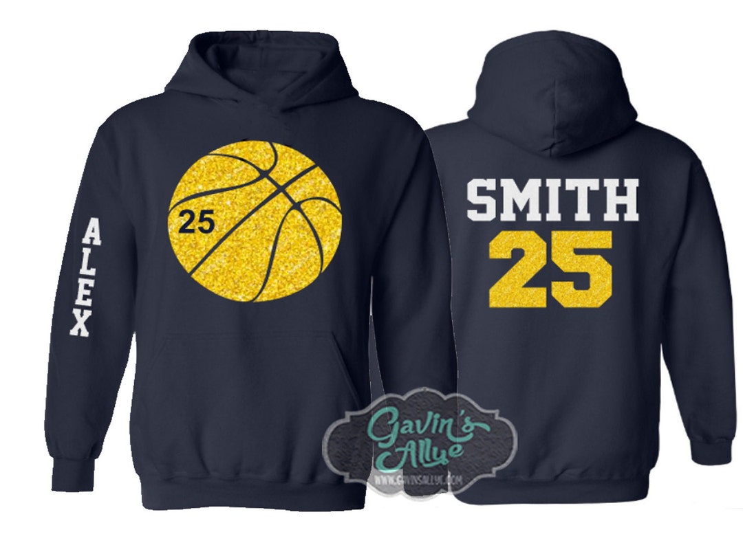 Glitter Basketball Hoodie | Basketball | Basketball Hoodies ...